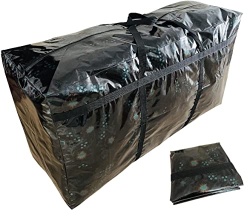 YiKitHom Extra Large Waterproof Storage Duffle Bag with Zippers and Handles Heavy Duty Cushion Cover Bag - 45x23x15.7 Inch