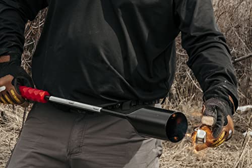 Gas One Propane Torch 500K BTU Heavy Duty Weed Burner Flamethrower with Flint Striker for Bigger Propane Tanks (5-40lb Propane Tanks)