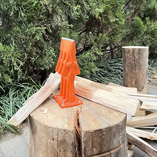 SPEED FORCE Firewood Splitter-Kindling Splitter-Log Splitter-Wood Splitter-Kindling Cracker – No Axe!Wedge Point Splits Firewood