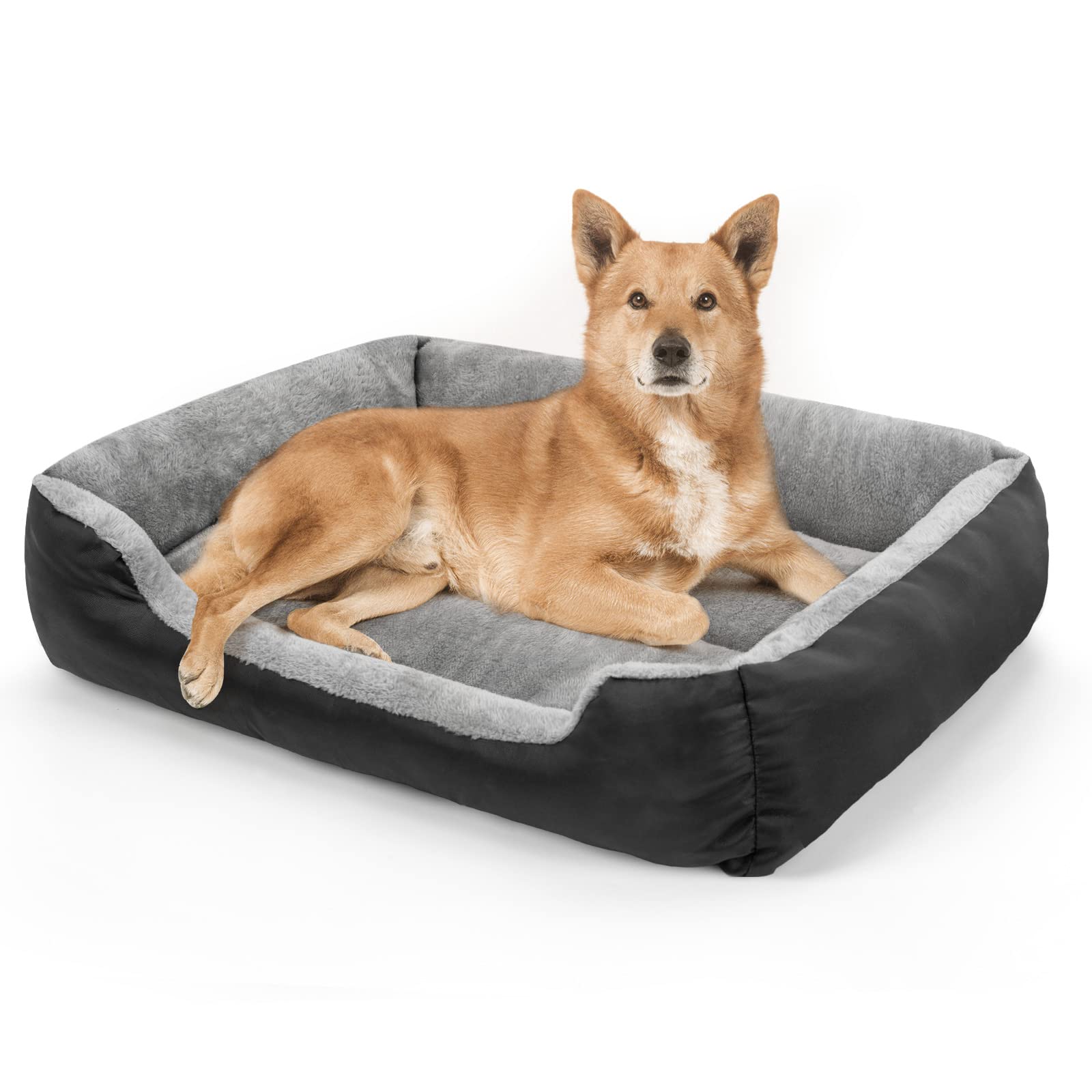 Teodty Dog Beds for Medium Dogs, Washable Pet Bed Mattress Comfortable, Warming Rectangle Bed for Medium and Large Dogs, Cat Pets