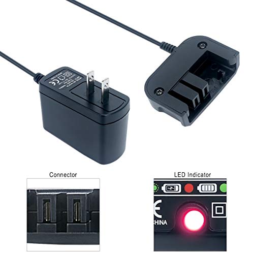 Elefly 9.6V-18V Replacement for Black & Decker Battery Charger 90556254-01, Compatible with Black and Decker 18V 14.4V 12V 9.6V NiCad & NiMh Battery HPB18 HPB18-OPE HPB14 HPB12 HPB96