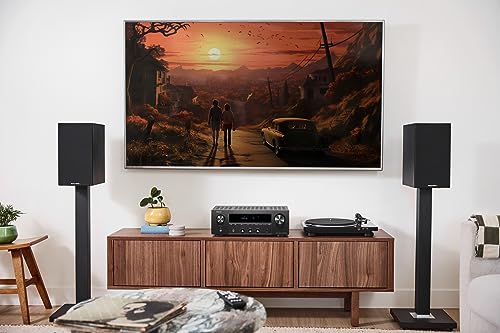Denon Receiver DRA-900H - 2-Channel Stereo Network Receiver - 100W/Ch. Hi-Fi Amplification, Built-in HEOS, HDCP 2.3 Processing with ARC/eARC Support, Dolby Vision, HLG, Dynamic HDR