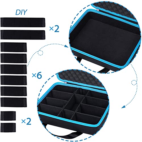 Khanka Hard Battery Storage Box Holder, Carrying Case Replacement for Makita 12V 18V 40V Battery and Charger - Holds 12V 18V 40V 2.0/2.5/3.0/4.0/5.0/6.0-Ah Battery, Charger (Case Only)