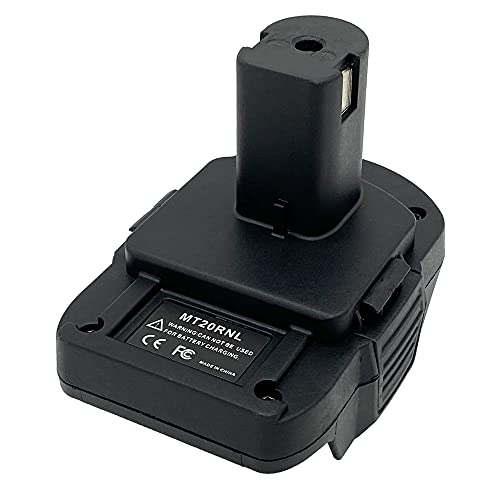 QINIZX Battery Adapter for Makita 18V Lithium Battery to Ryobi 18V One+ Lithium-Ion Cordless Tool, Convert Makita 18V Battery BL1860B BL1850B BL1840 BL1830B BL1815 to Ryobi 18V Battery P102 P108