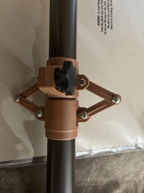 Beach Umbrella Holder for Patio Tables - Strong Locking System to Secure any Outdoor Sun & Wind Beach Umbrella - Won't Blow Away - Use for 1.5 inch Diameter Umbrella Shaft
