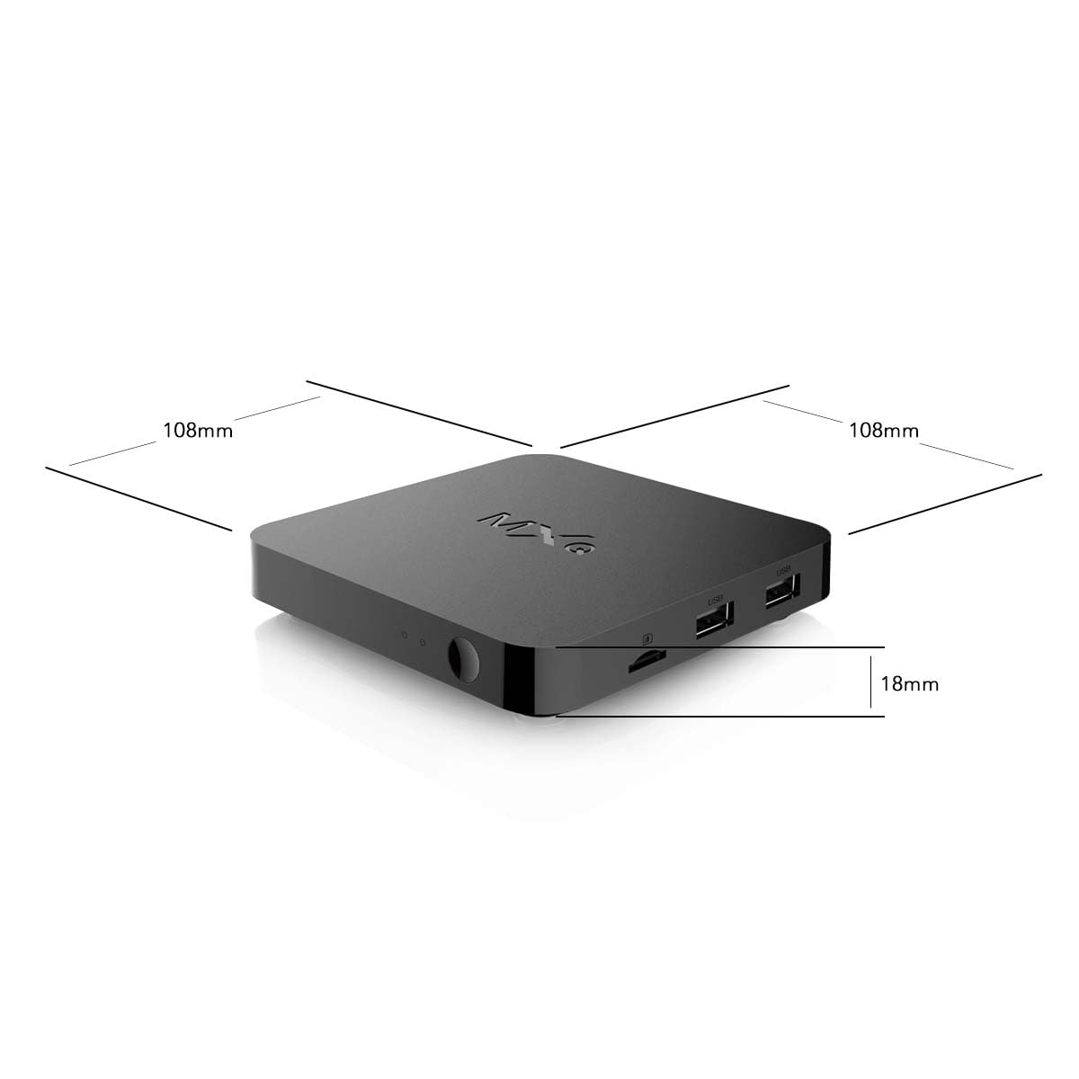 MXQ Android 11.0 TV Box Media Player Amlogic S905W2 Quard-core 2G+16G WiFi Ultra HD 4Kx2K up to 60fps 2.4G/5G BT 5.1 Smart OTT TV Box Video Player for Home Entertainment
