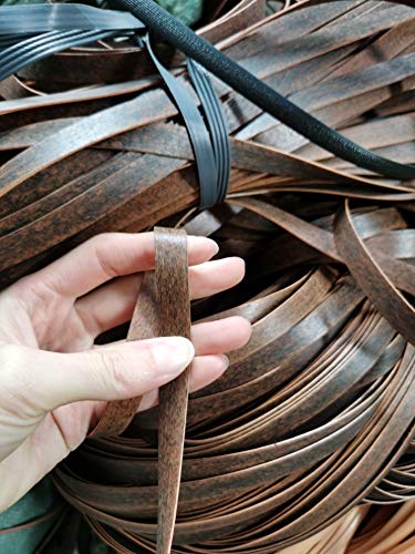 ODSK Light Brown Woven Rattan, Plastic PE Wicker Repair Material for Garden Chair Coffee Table Patio Furniture Storage Basket Hand-Woven DIY Material