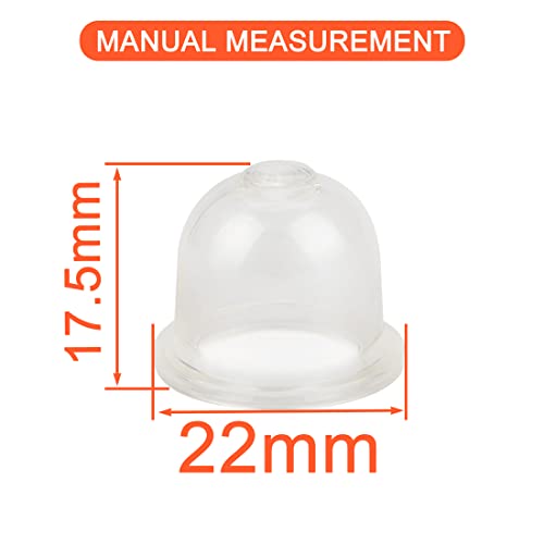 Hipa 6 Pack 561635001 Primer Bulb Pump for Ryobi Homelite Carburetor 26cc String Trimmer Brush Cutter Backpack Blower
