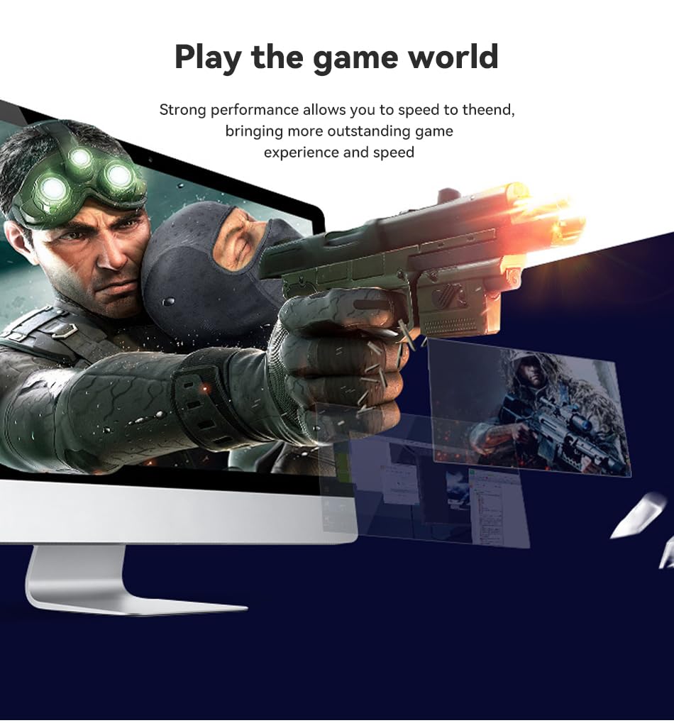 XUANMO AMD Radeon RX580 2048SP 8g Gpu Video Gaming Amd graphics card GDDR5 256-Bit Pc Gaming Video Card AMD 2XDP HDMI PCI Express 3.0 with Freeze Fan Stop for Desktop Computer Gaming Gpu