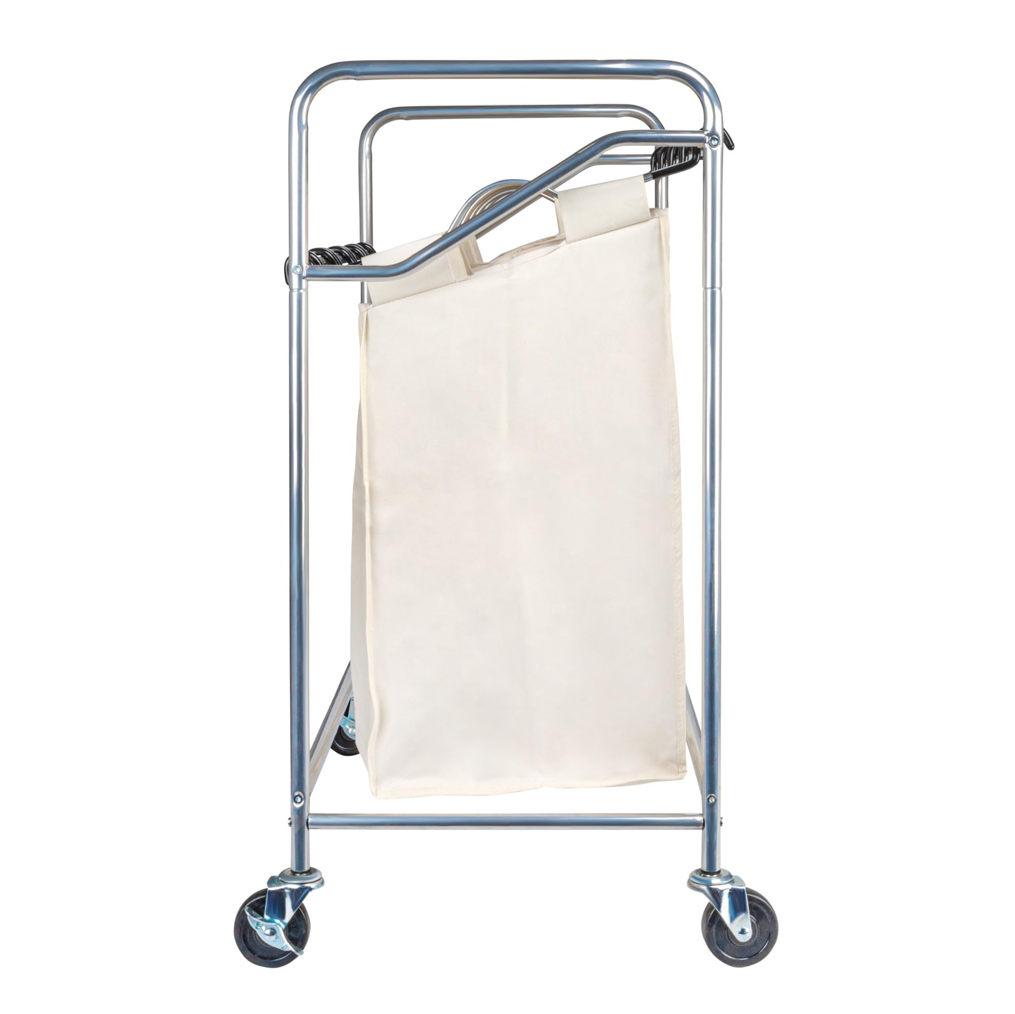 Household Essentials Four Bag Laundry Sorter, Chrome Finish