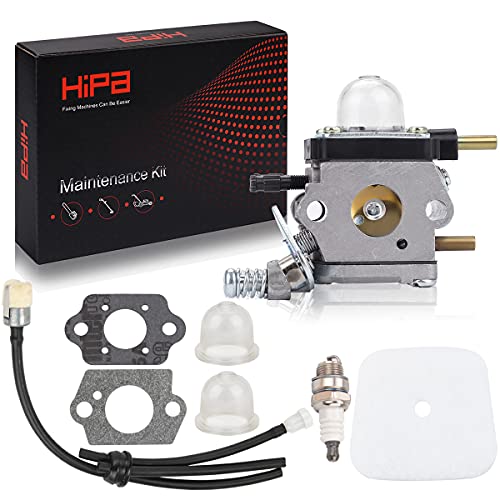 Hipa C1U-K54A Carburetor for Mantis Tiller 7210 7222 7222E 7222M 7225 7230 7234 7240 7920 7921 7924 7925 7228 Cultivator C1U-K82 Maintenance Kit