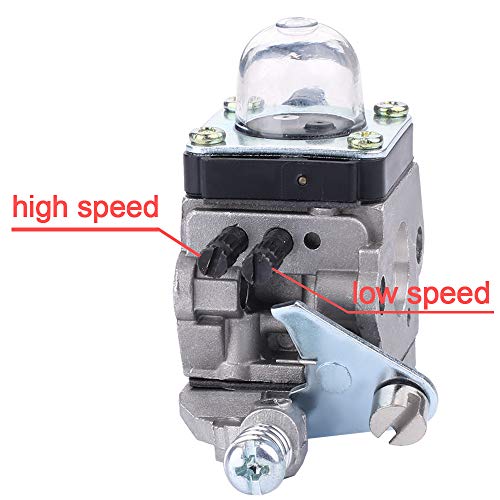 Hipa C1U-K54A Carburetor for Mantis Tiller 7210 7222 7222E 7222M 7225 7230 7234 7240 7920 7921 7924 7925 7228 Cultivator C1U-K82 Maintenance Kit