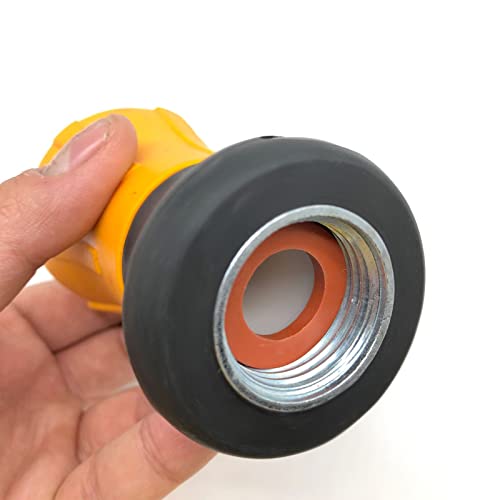 30 Pcs Garden Hose Washer Rubber, Hosnhh Heavy Duty Rubber Washer Fit All Standard 3/4" Garden Hose Fittings, Watering Timer, Sprinkler (Red)