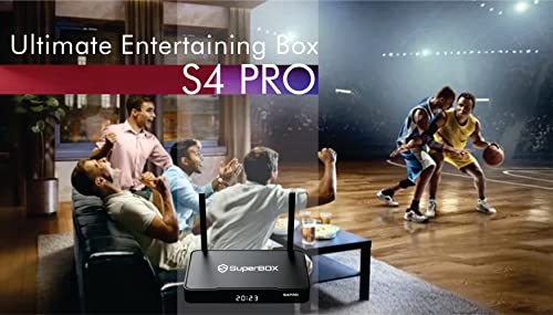S4 Pro Android Tv Box 2023 Powered by Hdmi Gold Plate Green OLED 4K, Extra Backlite Keyboard (Free Expedite Shipping)