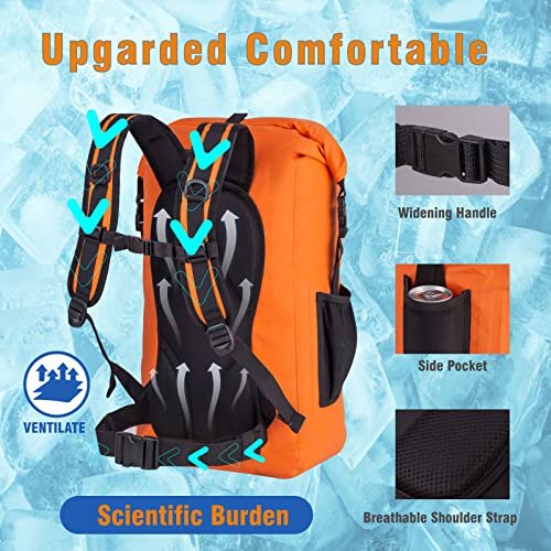 Iculbag Backpack Coolers Insulated Leak Proof 36cans for Man Women Insulated Cooler Backpack Waterproof Soft Travel Hiking Beach Camping Picnic for 12hours Cooling