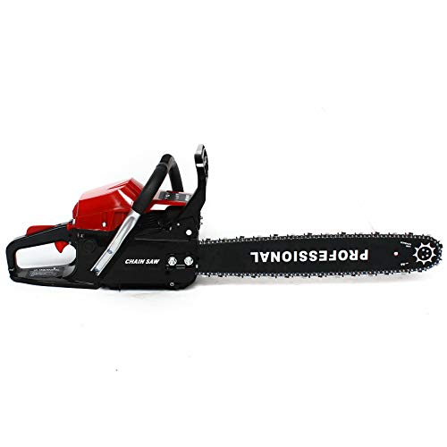 Futchoy 62CC/68CC Gas Powered Chainsaw 2 Stroke Manual Gasoline Gasoline Chainsaw for Sawing Cutting Pruning and Trimming Wood (20 Inches)