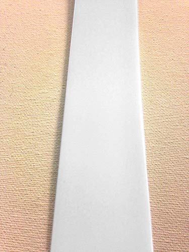 NickHouse 2" x20' ft Vinyl Outdoor Patio Lawn Furniture Repair Strap Strapping Matte Finish (White) + 20 Free Rivets!