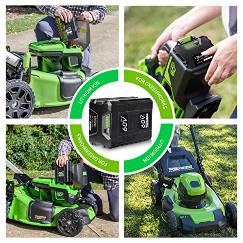 【Upgrade】 DSANKE 60V 5.0Ah Lithium Ion Replacement Battery for Greenworks Pro 60V Battery LB60A03 LB60A02 LB60A00 Cordless Power Tool Battery