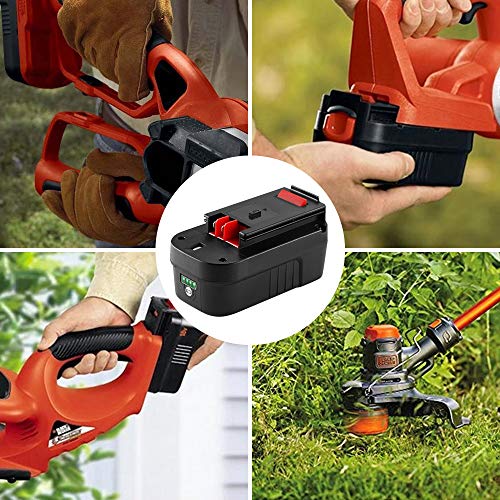 【Lithium-ion | NOT Ni-Mh】 3000mAh 18V Replacement Battery for Black and Decker 18V HPB18 HPB18-OPE 244760-00 A1718 FS18FL FSB18 Firestorm Cordless Power Tools Lithium Battery