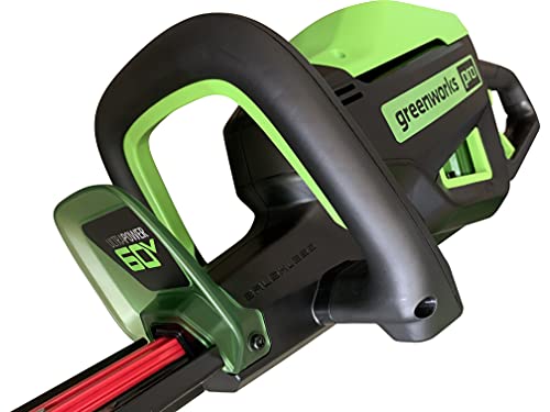 Greenwork Pro 60-Volt Max 26-in Dual Cordless Electric Hedge Trimmer (Bare Tool Only, Battery and Charger Not Included)