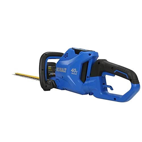 Kobalt 40-Volt 24-in Dual Cordless Electric Hedge Trimmer 2 Ah (Battery Included and Charger Included)