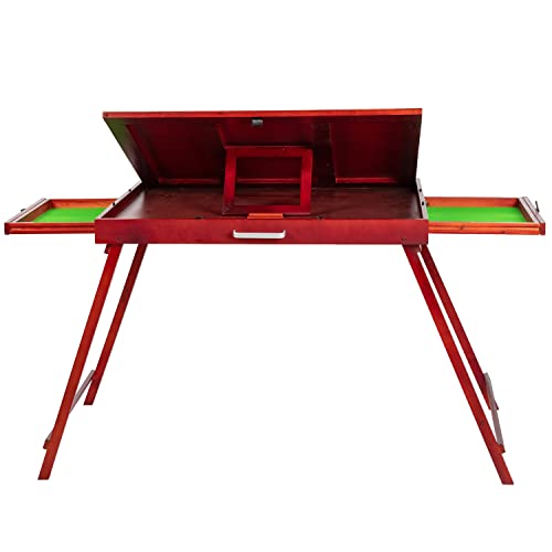 Wooden Puzzle Table with Foldable Legs for Adults Portable Puzzle Board Jigsaw Puzzle Ergonomic Design Table with Drawers Angle Adjustable Table with Cover 1500 Pieces Puzzle Board