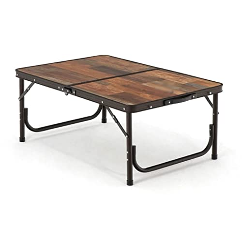 ZHYH Outdoor Foldable Camping Table Aluminum Ultralight Outdoor Folding Desk BBQ Furniture for Hiking Travel BBQ (Color : D, Size : L)