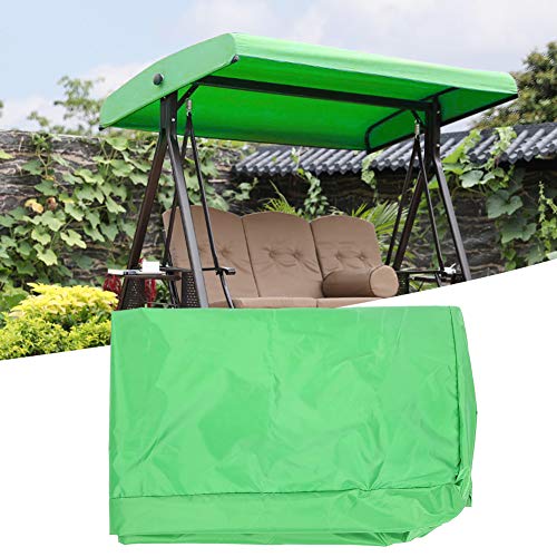 Bicaquu 191X120cm Snowproof Swing Canopy Cover, Frostproof Swing Canopy Cover Replacement, Balconies Gardens for Swing
