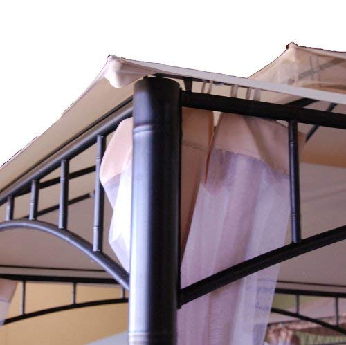 Garden Winds Replacement Canopy for Summer Veranda Gazebo Models L-GZ093PST, G-GZ093PST, (Will NOT FIT Any Other Frame)