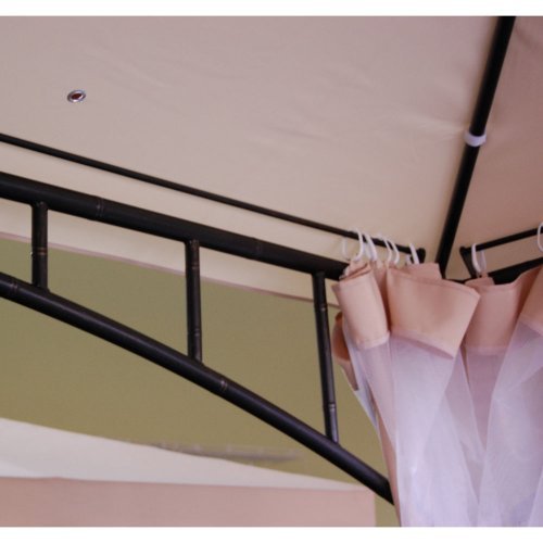 Garden Winds Replacement Canopy for Summer Veranda Gazebo Models L-GZ093PST, G-GZ093PST, (Will NOT FIT Any Other Frame)
