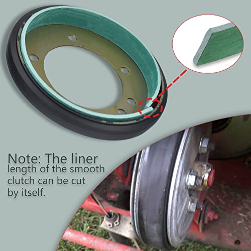 04743700 Lawn Tractor Drive Disc Kit With Liner/Friction Wheel , Compatible With Snapper Riding Clutch Disc, Replace Models 240-975, 7053103, 7600135, 5-3103, 5-7423, 7053103, (OD 6" ID 5-1/8") (1)