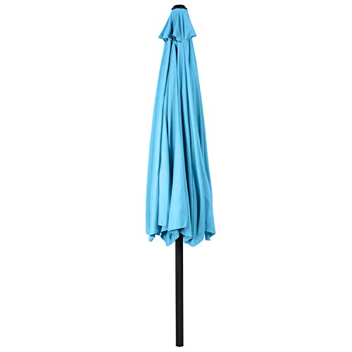 ABCCANOPY Patio Half Umbrellas 11FT (Turquoise)