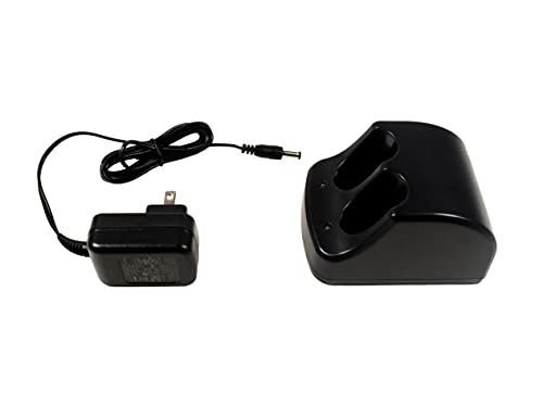 HQRP Dual Battery Charger Compatible with Black & Decker 3.6V Versapak VP100 VP110 22-4040 22-4035 VP130 VP100C VP105C VP110C 152370-03 Power Tools