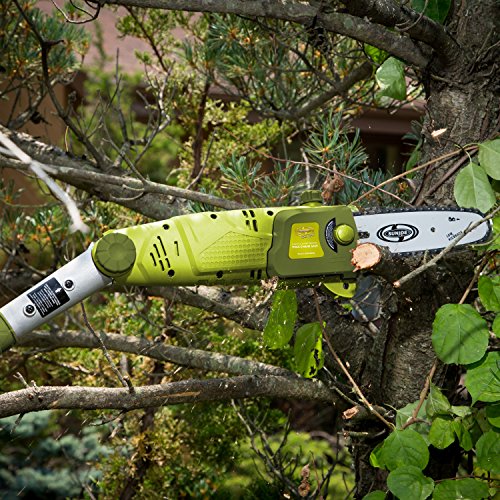 Sun Joe SWJ802E 9 FT 6.5 Amp Electric Pole Chain Saw with Adjustable Head