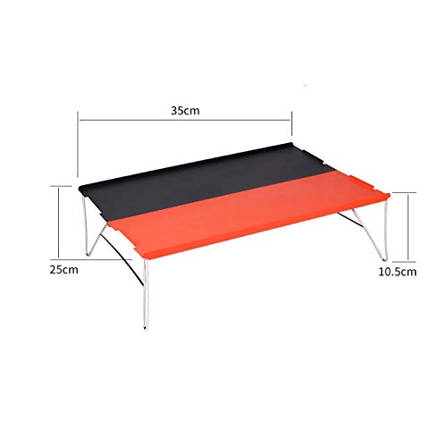DOUBAO Outdoor Mini Aluminum Folding Table Folding Picnic Camping Table Portable Easy to Store Light Outdoor
