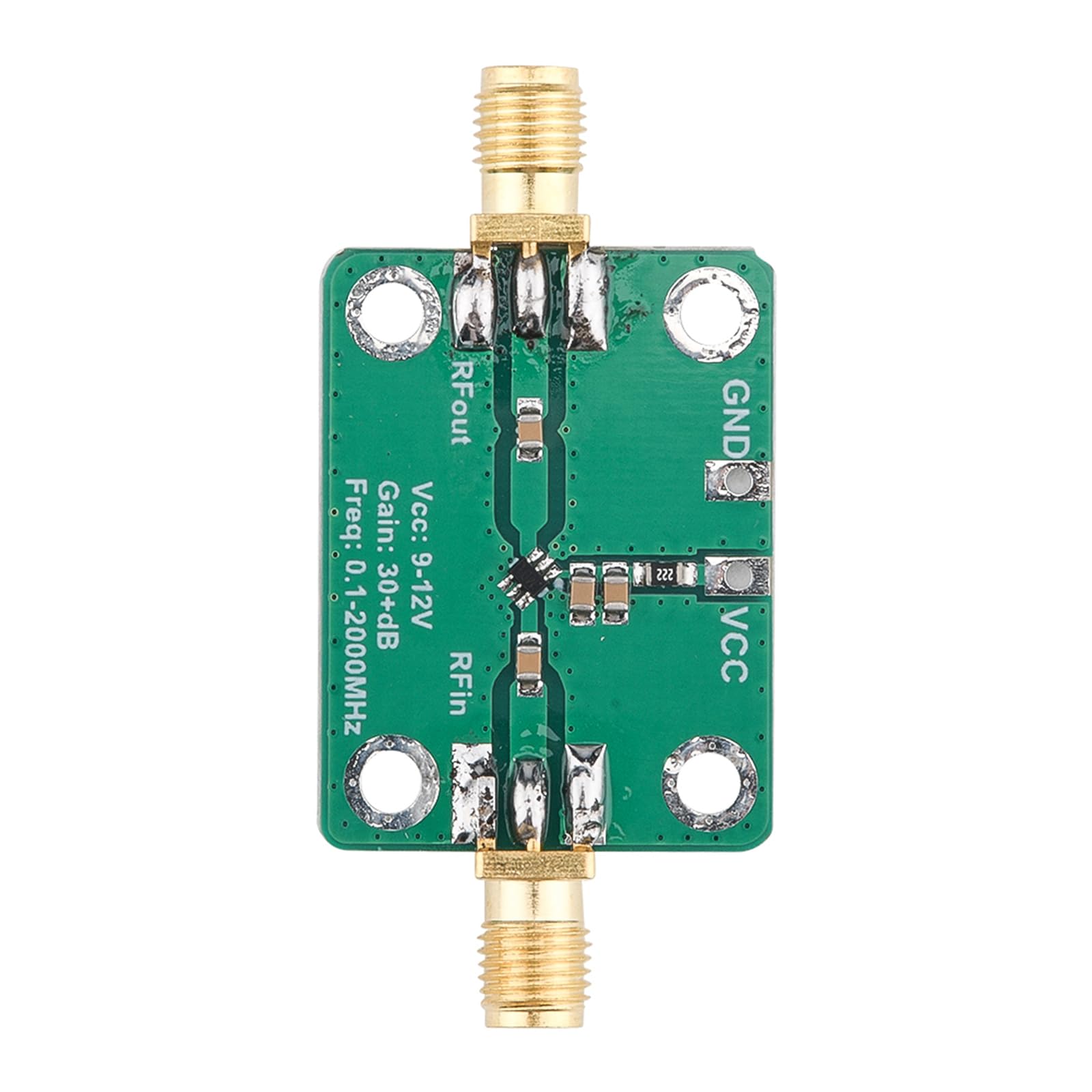 FORIOT 9-12V Radio Frequency Wideband Amplifier Low Noise Amplifier LNA 0.1-2000MHz Gain 32dB