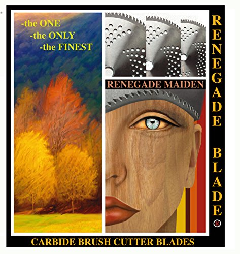 1 Blade 10"-80t -- Renegade "Razor" / Hybrid -- Combo Specialty -- RENEGADE BLADEĀ® - Carbide Brush Cutter Weed Eater Blades, 254mm