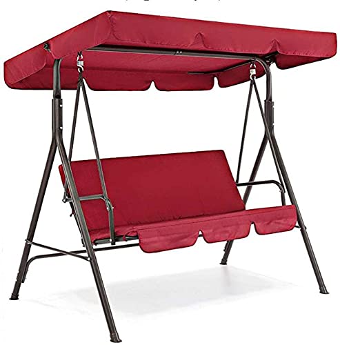 VARWANEO Swing Canopy Cover Waterproof Oxford Cloth Garden Patio Outdoor Waterproof Seat Cover (Swing Seats Not Include)