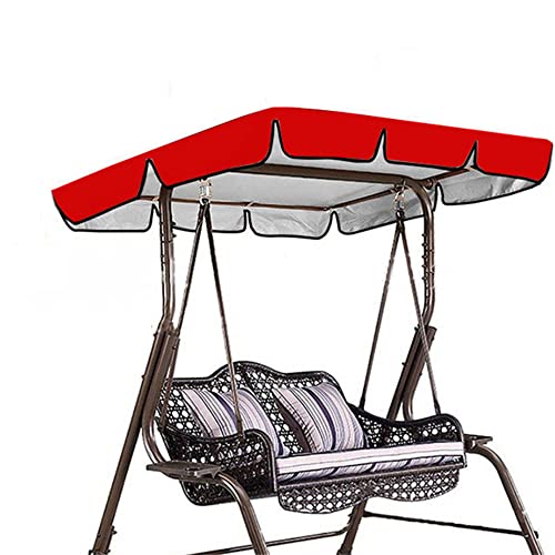 VARWANEO Swing Canopy Cover Waterproof Oxford Cloth Garden Patio Outdoor Waterproof Seat Cover (Swing Seats Not Include)