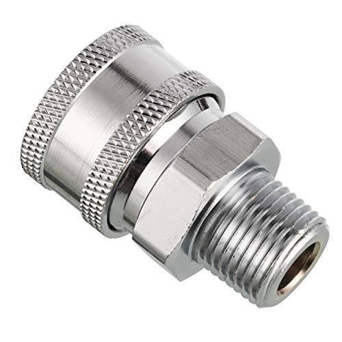 RIDGE WASHER High Pressure Ball Valve Kit for Power Washer Hose, 3/8β Quick Disconnect, 4500 PSI