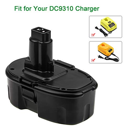 3.6Ah 18 Volt Ni-Mh DC9096 Replacement Battery Compatible with Dewalt 18V Battery DC9098 DC9099 DW9096 DW9098 DW9099 DW9096 DC759 DC970 DW9095 DE9039 DE9095 DE9096 DE9098 DC9181