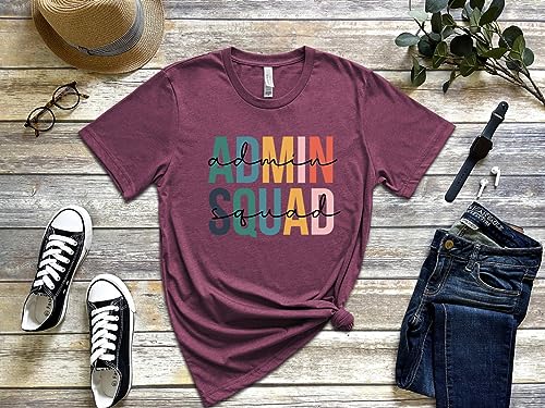 Admin Squad Shirt, Administrative Assistant Shirt, Squad Shirt, School Secretary Shirt, Office Squad Shirt, Office Team Matching Tee