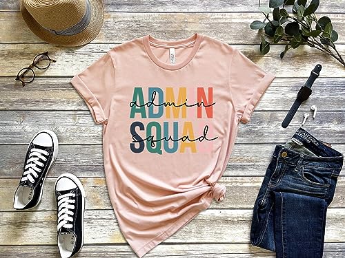 Admin Squad Shirt, Administrative Assistant Shirt, Squad Shirt, School Secretary Shirt, Office Squad Shirt, Office Team Matching Tee