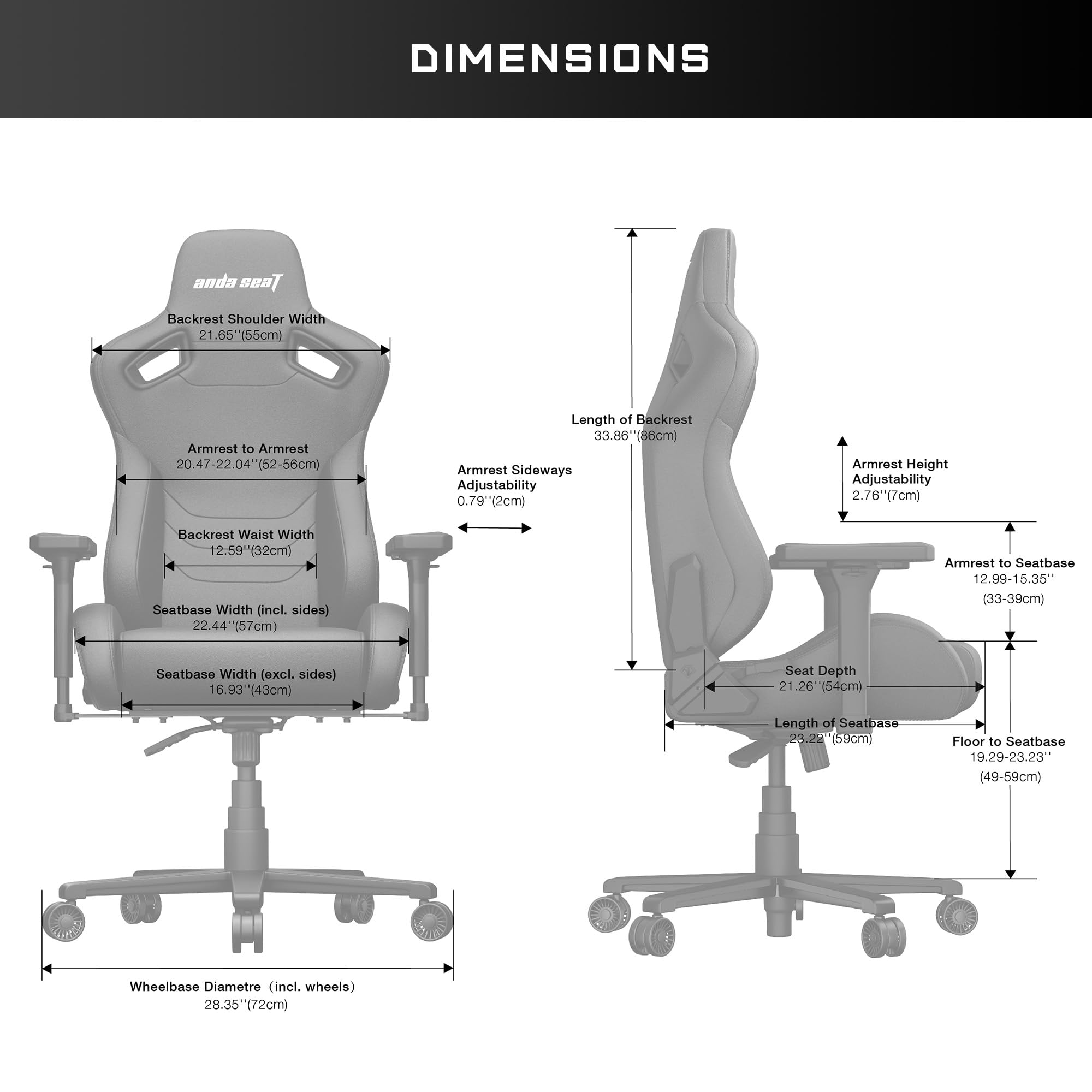 Anda Seat Kaiser Frontier Maroon PVC Leather Gaming Chair - XL Premium Ergonomic Gamer Chair for Adults, Video Game Chairs with Memory Foam Neck Pillow & Lumbar Back Support - Office Computer Seat
