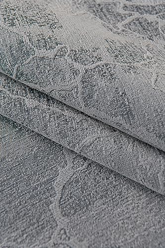 Huierxun Luxury Solid Color Chenille Sofa Cover Marble Pattern Soft Sofa Slipcover Non-Slip Sectional Couch Covers Anti Cat Scratch Armrest Backrest Recliner Cover (Grey,36''x36'')