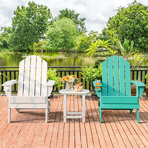 WYFDP Folding Chair Cup Holder Yard Turquoise