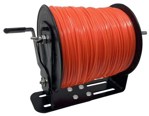 Refford Industries Patent Pending Weed Wacker Line Holder, Holds 5lb Spools Unlike Competitors, Built-in Line Cutter, Upgraded Steel Bolt Locks Spool in Place, Heavy Duty Stainless Steel Bracket