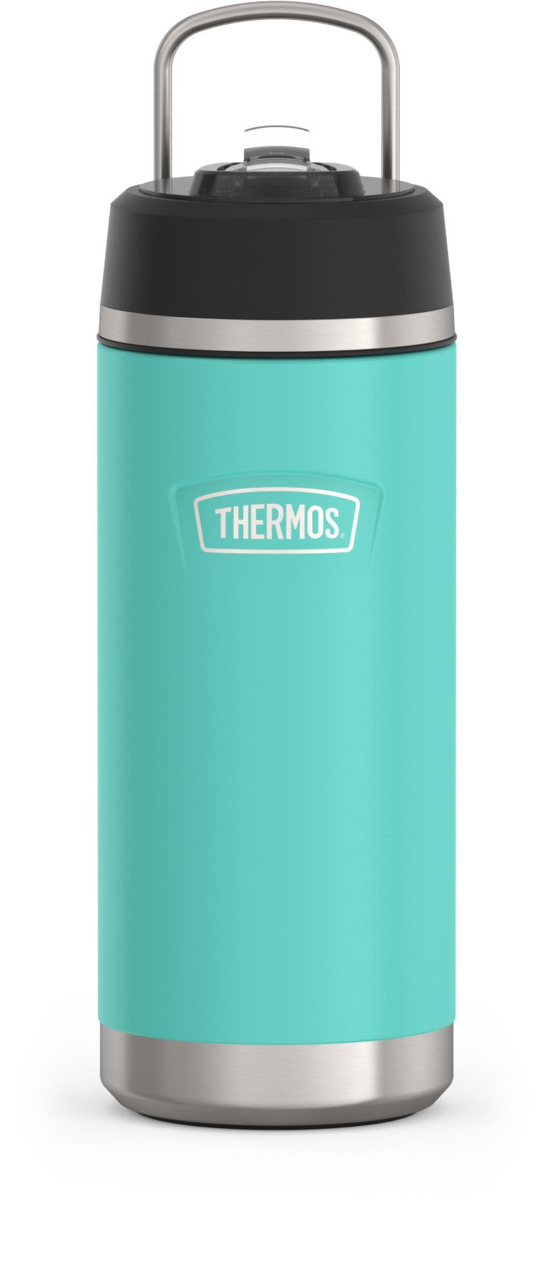 THERMOS ICON SERIES Insulated Water Bottle with Straw Lid - 18 Ounce, Seafoam - Stainless Steel Vacuum Insulated Water Bottle with Straw Lid