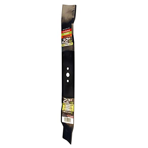 Maxpower 331731B Mulching Blade for 22 Inch Cut Poulan/Husqvarna/Craftsman Replaces 141114, 157101, 406713, 406713X431, 532141114, 532406713
