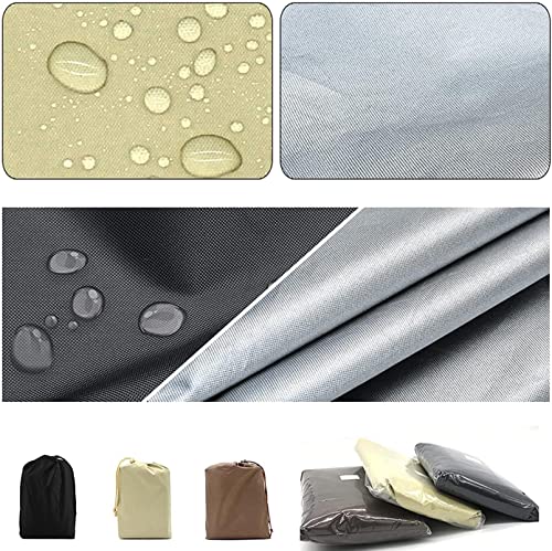 BTURYT Patio Swing Canopy Replacement Top Cover, Replacement Cover for Swing Canopy, Garden Seater Sun Shade,Swing Hammock Protector Furniture Cover,(top Cover + Chair Cover)